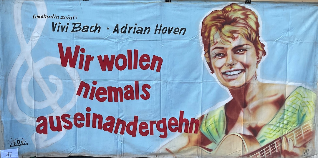 Colour Film Poster We Never Want to Diverge, Vivi Bach, Adrian Hoven ...