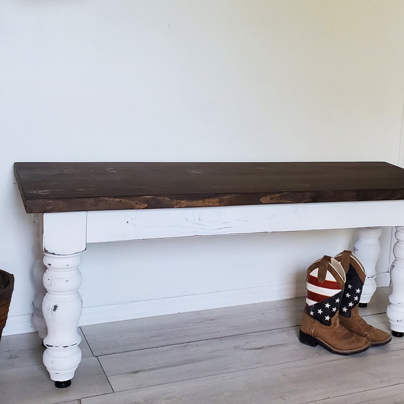 Farmhouse Bench - Etsy