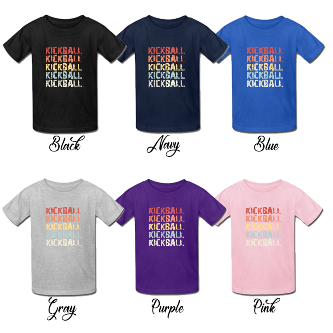 Retro Kickball Kids Shirt Kickball Youth Shirt Killball | Etsy