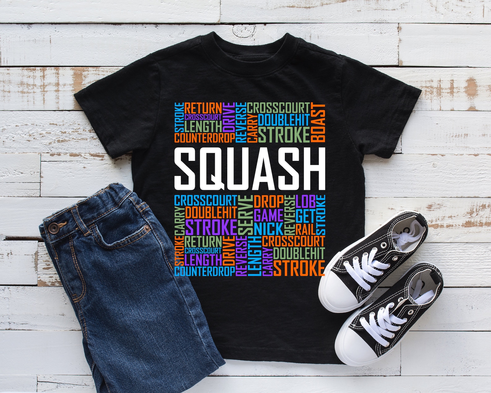Squash Words Kids Shirt Squash Youth Shirt Squash Lover - Etsy