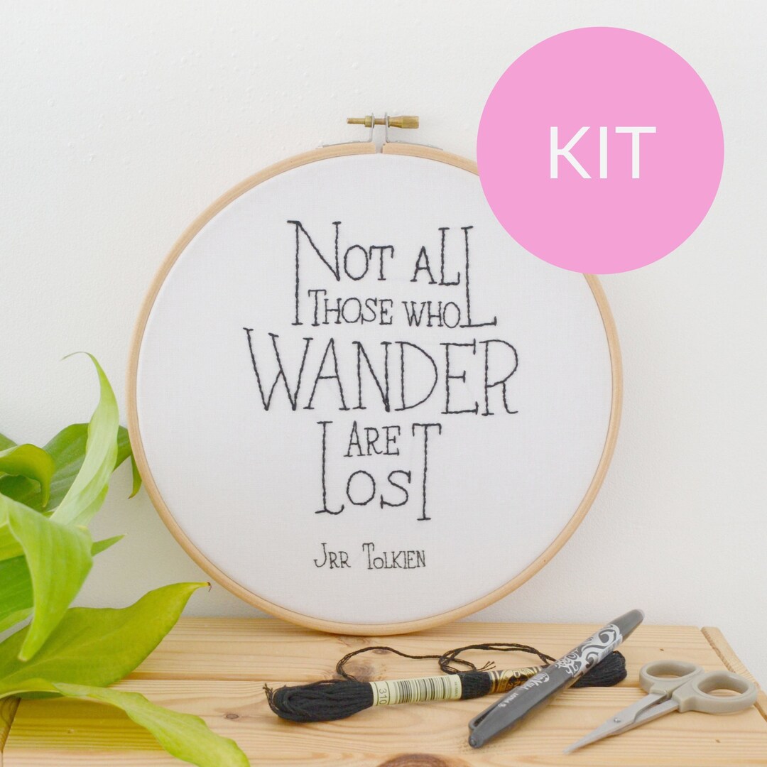 8 LOTR Embroidery Kit for Beginners and Lord of the Rings Fans, Fantasy ...
