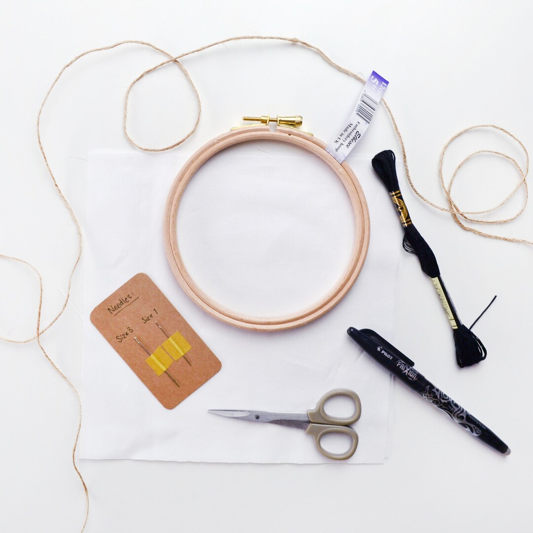 Embroidery Starter Pack is an Essentials Toolkit With All the Supplies ...
