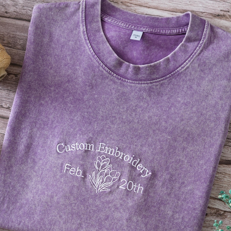 Embroidered T Shirts - Etsy