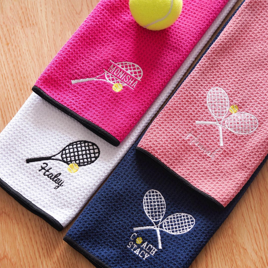 Tennis Towel, Tennis Gift for Women, Tennis Accessories, Personalized ...