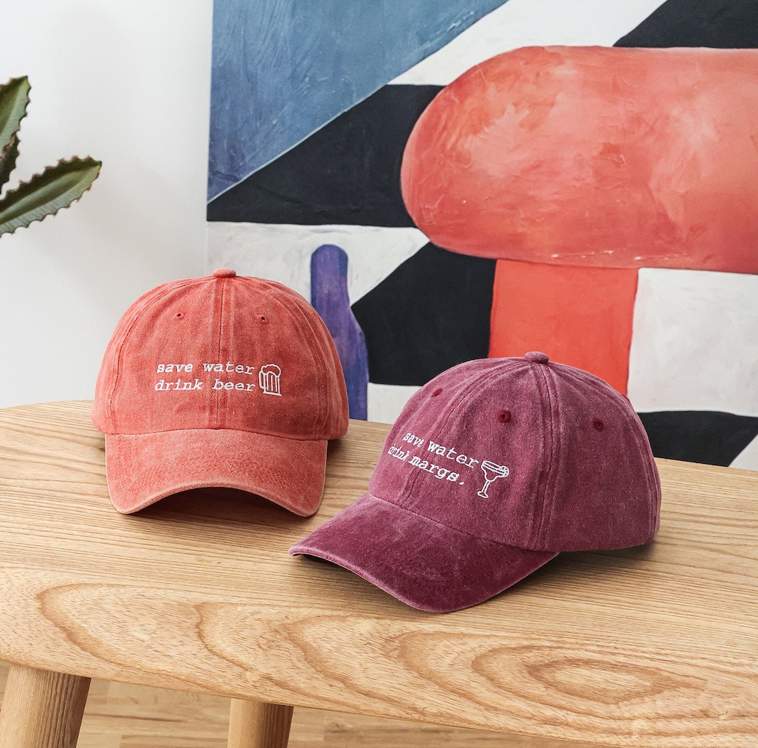 Custom Baseball Cap, Drinking Hat, Margs Dad Cap, Outdoor Dad Cap, Gift ...
