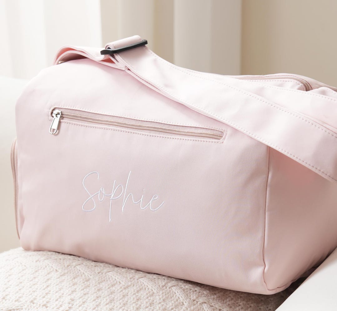 Embroidered Duffle Bag, Overnight Bag, Weekender Bags, Bridesmaid Gift ...