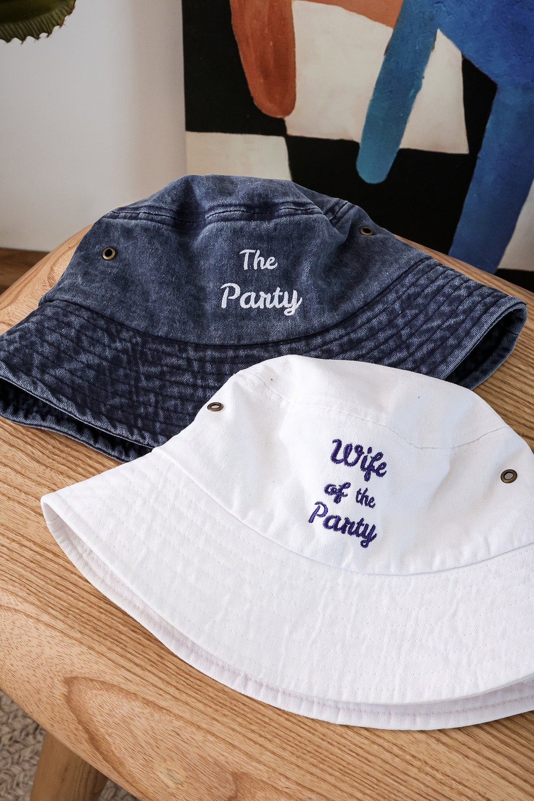 Customized Bucket Hat, Vintage Hat, Custom Gift for Her, Bachelorette ...