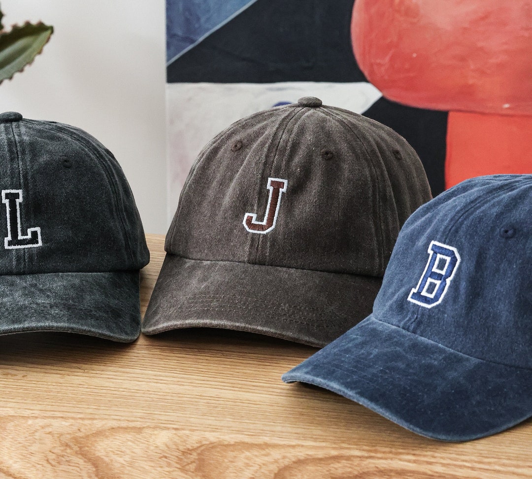 Custom Initials Hat, Embroidered Cap, Monogrammed Cap, Personalized ...