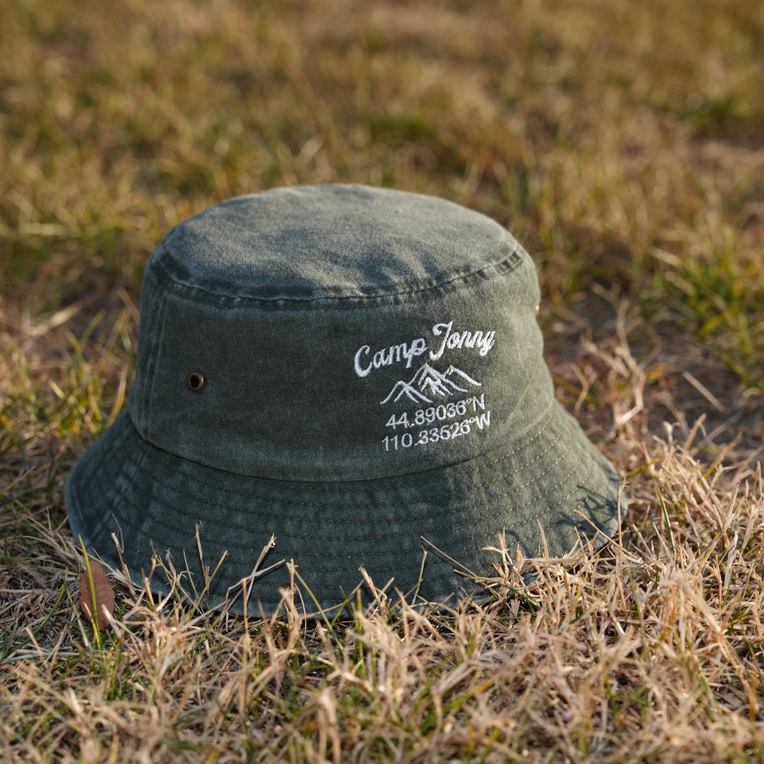 Customized Bucket Hat, Camper Hat, Gift for Him, Bachelorette Hat ...