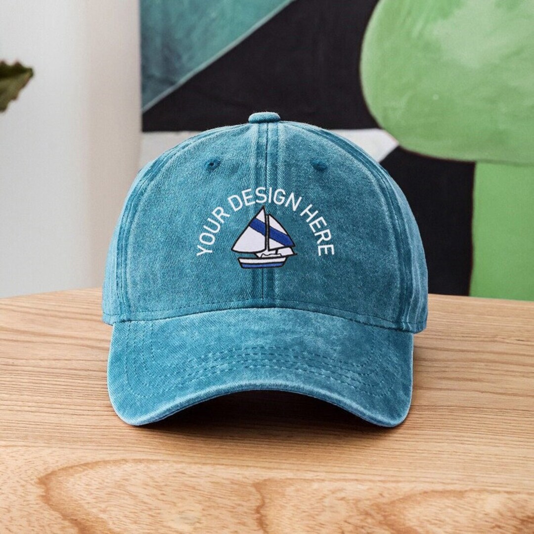 Custom Sailing Hat, Sailboat Hats, Embroidered Boat Cap, Customized ...