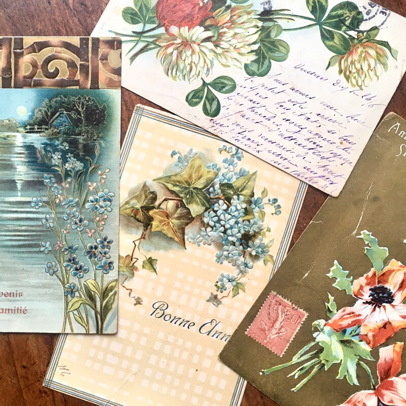 French Postcards - Etsy