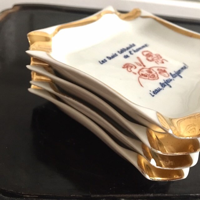 French Vintage Collection of Limoges Cendriers / Vintage - Etsy