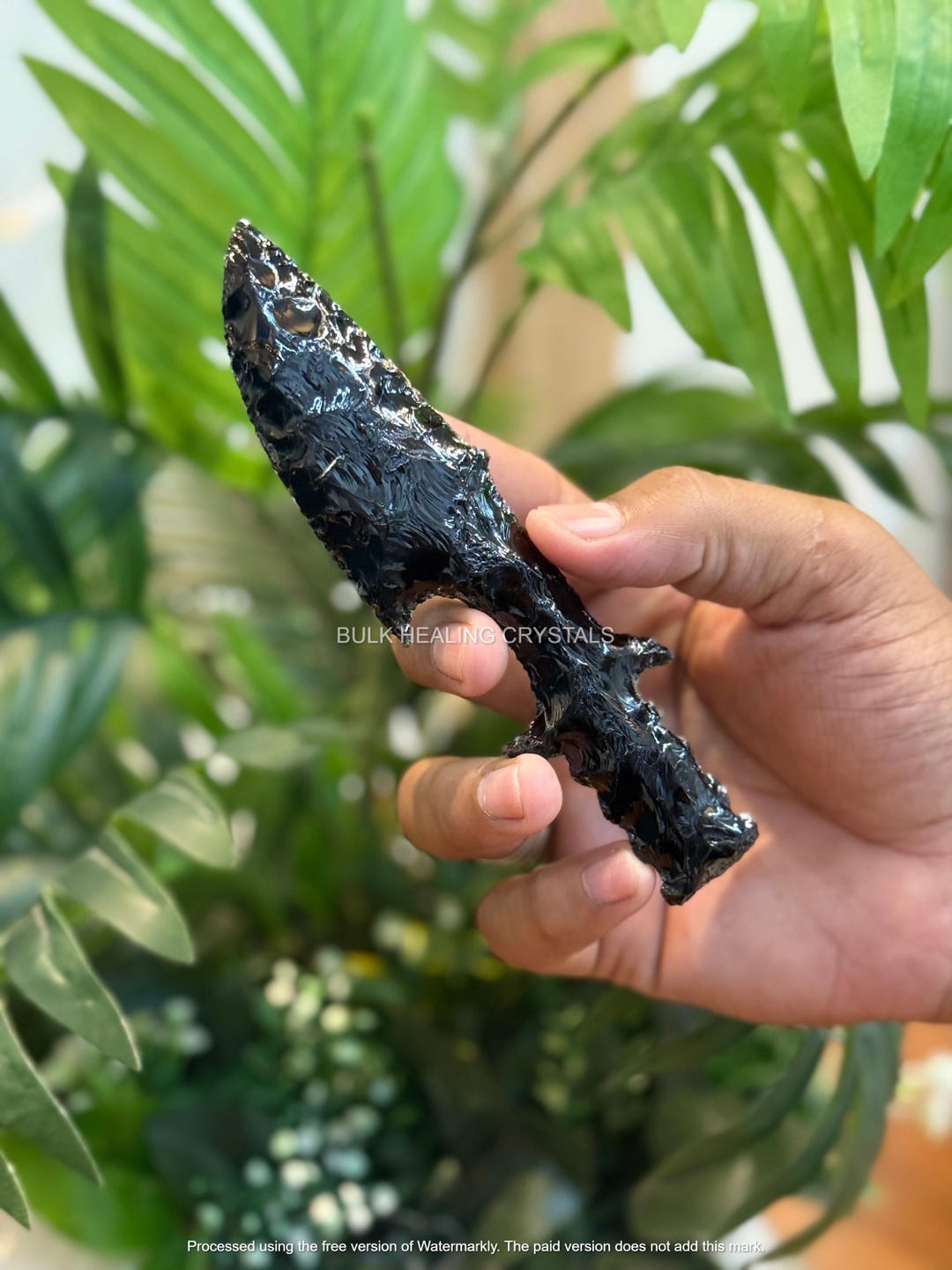 Handmade Obsidian Athame Knife: Ritual Dagger, Witchcraft Altar Decor ...