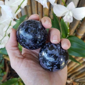 Bulk Wholesale Indigo Gabbro Sphere Merlinite Sphere Gabbro - Etsy