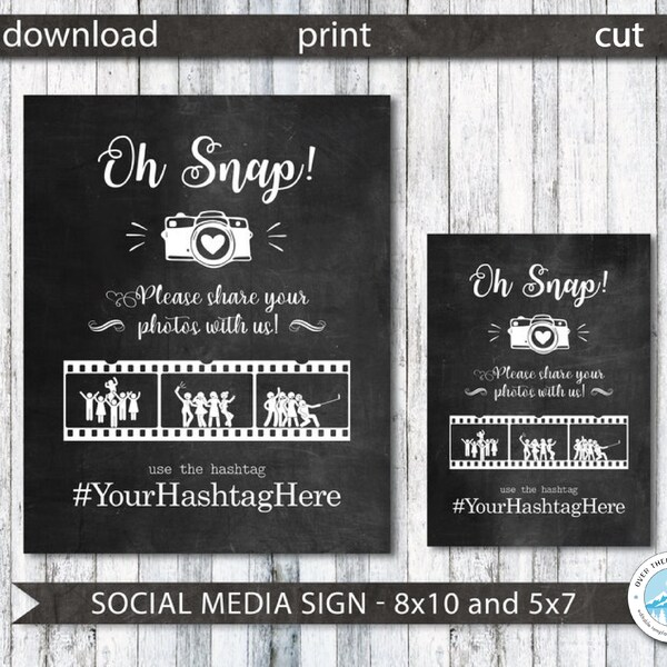 Hashtag Chalkboard - Etsy