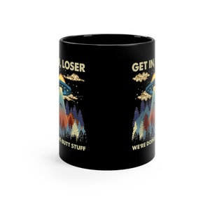 UFO Abduction Black Mug 11oz Anal Probe Joke Gift Novelty - Etsy