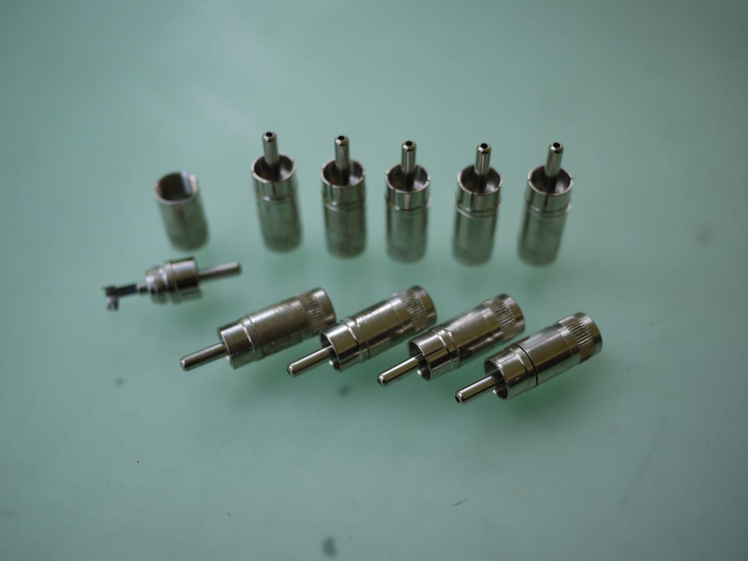Handic MK5 Vintage RCA Plug / 10x RCA / Still New From Sweden / NOS ...