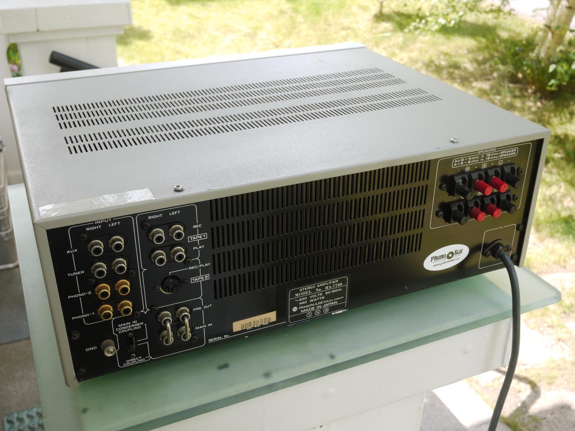 Hitachi HA-7700 / Mosfet / 2x Phono MM&MC / Double Mono / Vintage / Pre ...