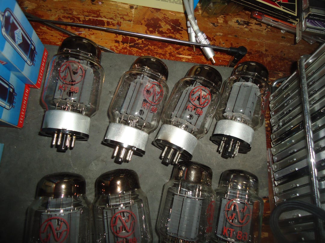 JJ KT88 Quartet / 4 Pieces for Tube Amplifiers / Jadis Audio Research ...