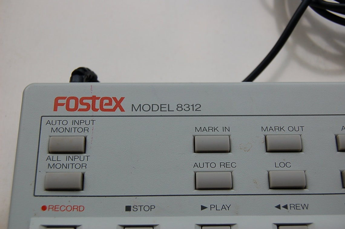 Fostex Model 8312 Cable Remote Control for RD-8 ADAT Digital - Etsy