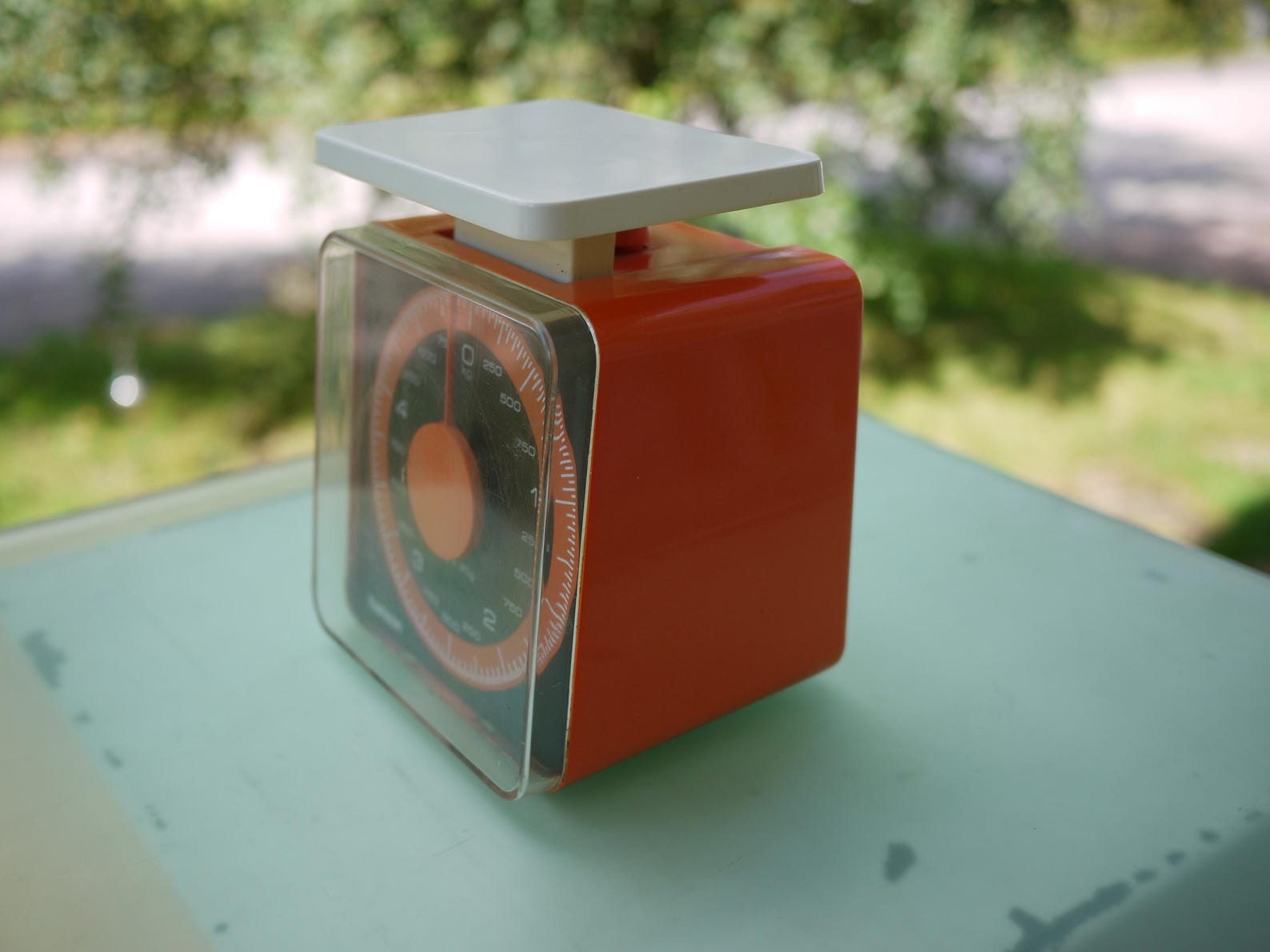 Hanson Scale in Orange / Kitchen Scale 1970s / Letter Scale / up to 5 ...