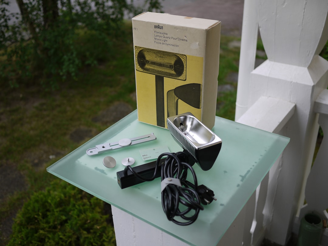 Braun FF1 Film Light / in Original Packaging / Designed by Fischer ...