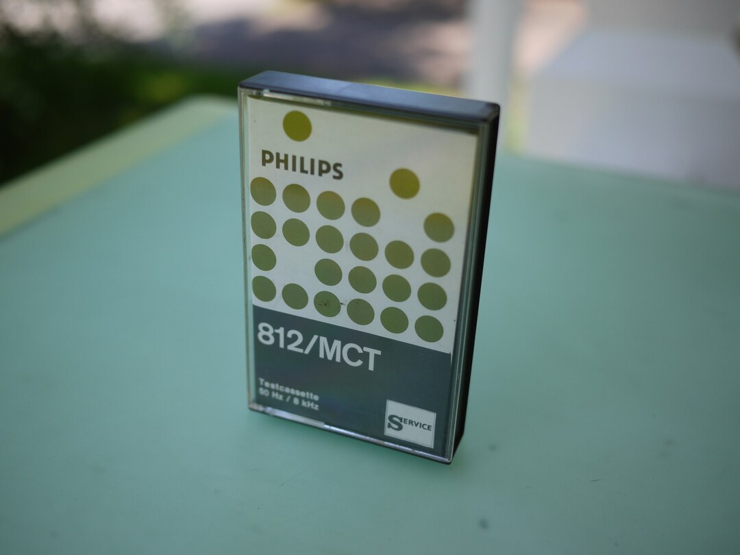 Philips MCT 812 Test Cassette / 50hz & 8khz / From 1972 / Rare! - Etsy