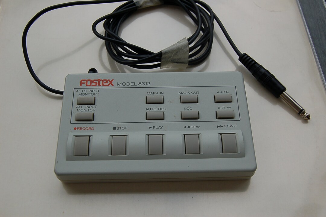 Fostex Model 8312 Wired Remote Control for RD-8 ADAT Digital Multi ...