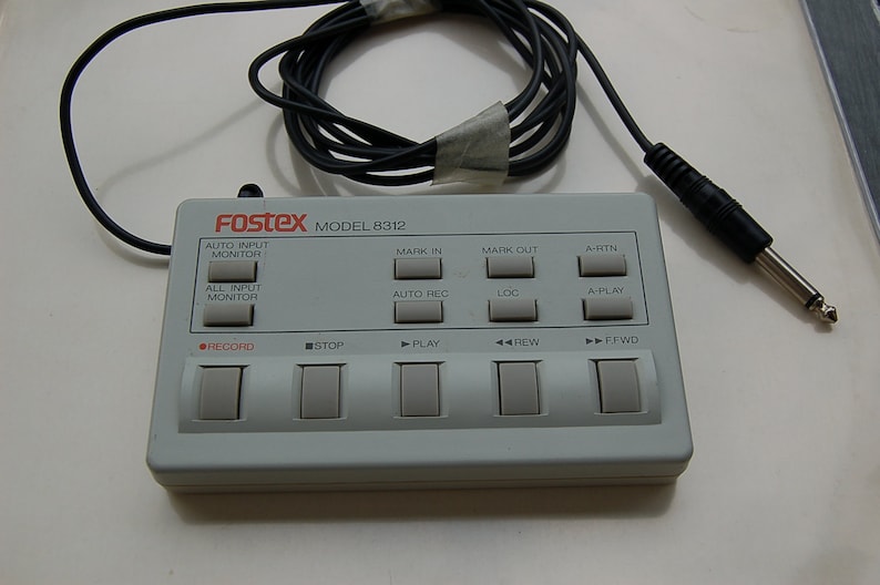 Fostex Model 8312 Wired Remote Control for RD-8 ADAT Digital Multi ...