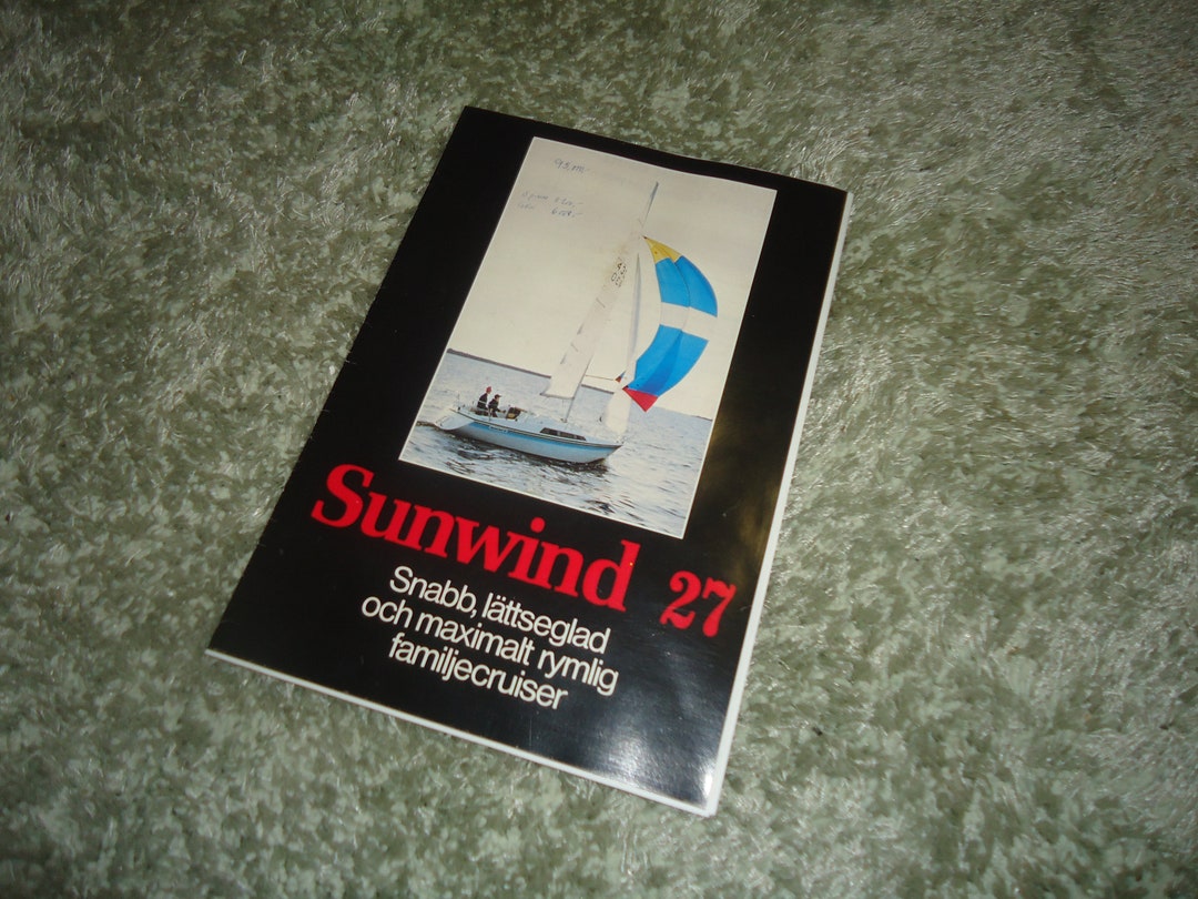 Sunwind 27 Brochure / Brochure From Sweden Sailboat Tord - Etsy