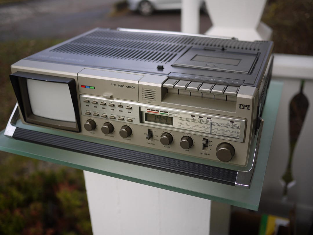 ITT TRC 5000 Color / Radio Recorder With Color TV / Late 1970s-80s ...