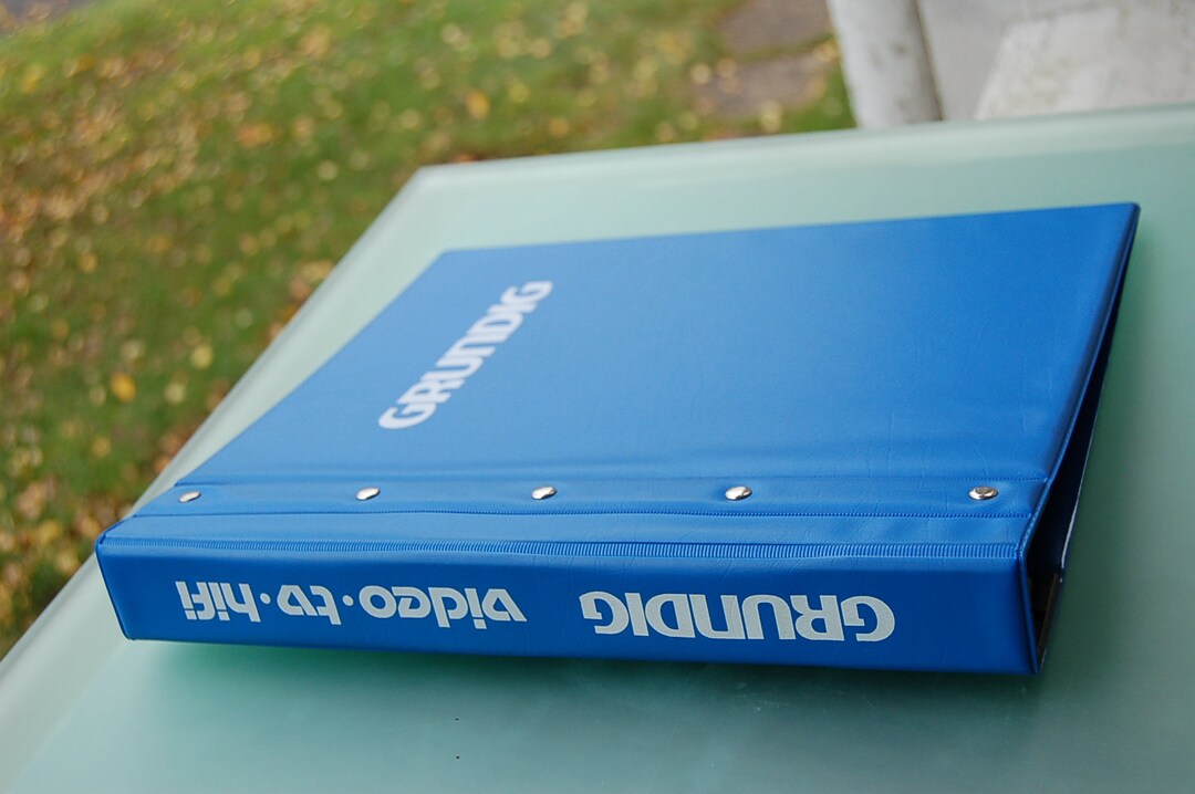 Grundig Folder / File Folder for Manuals Etc. / 80s - Etsy