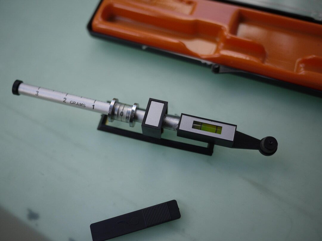 Tonearm Scale Vintage With Spirit Level and Packaging / Pickup Scale ...