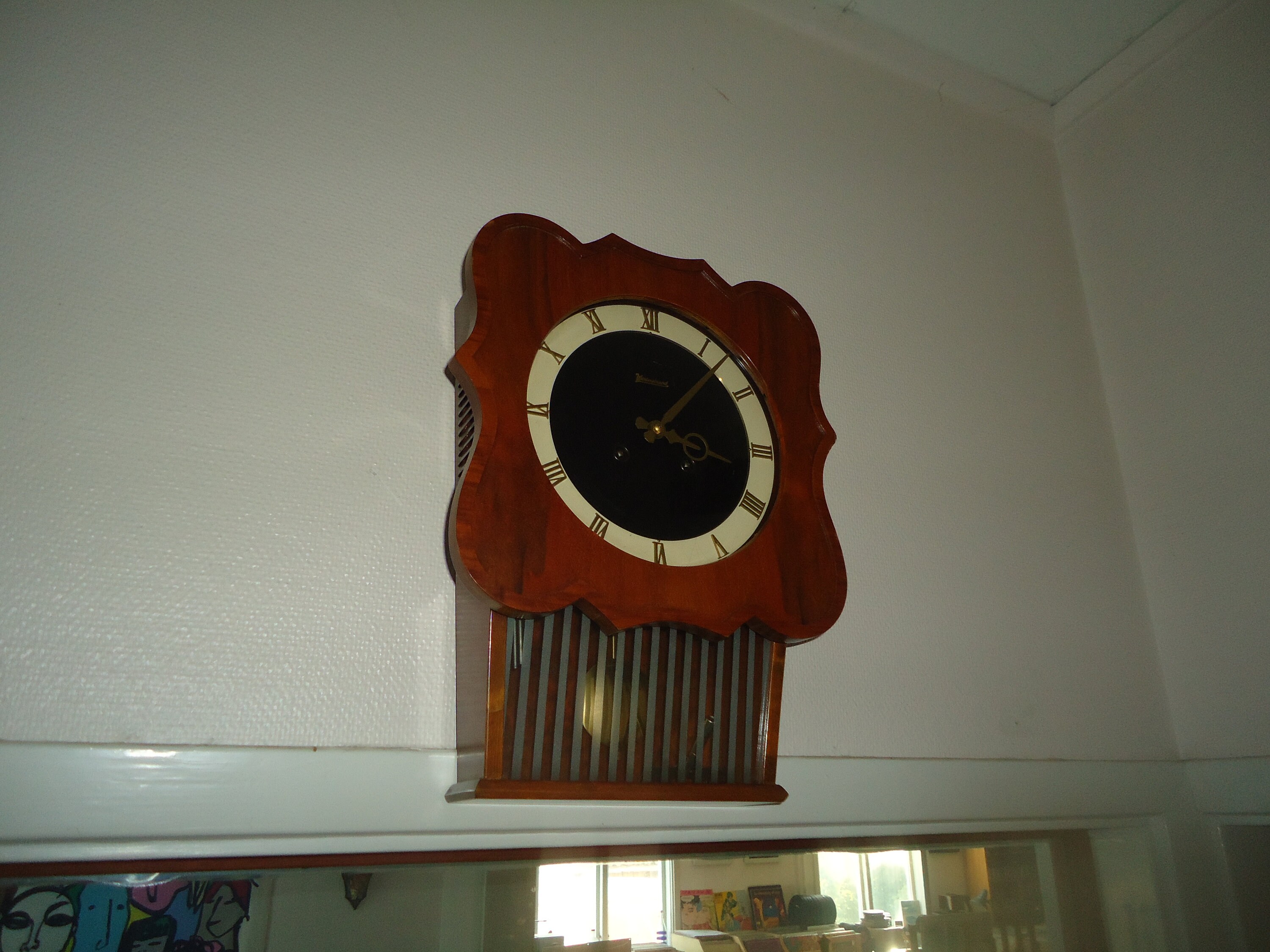 Westerstrand Wall Clock With Pendulum, Bell & Key From 1956 / Made in ...