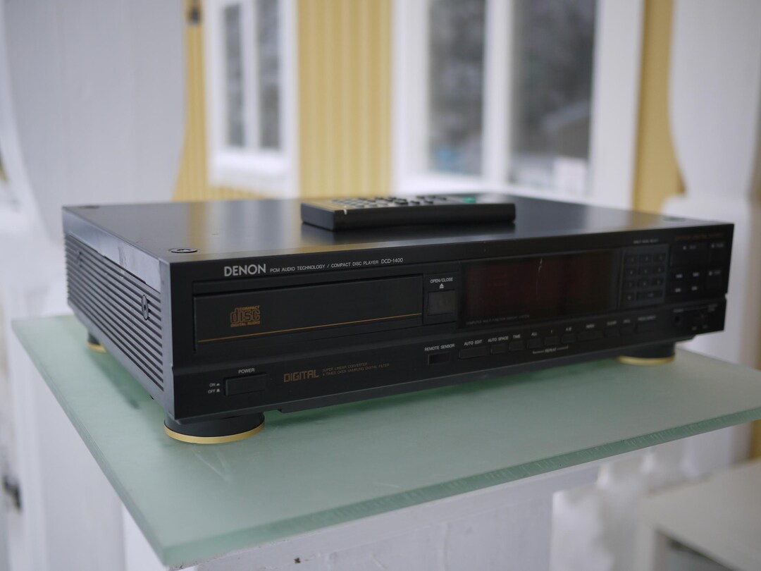 Denon DCD-1400 / Remote RC-1100 / Heavy Vintage CD Player With Pleasant ...