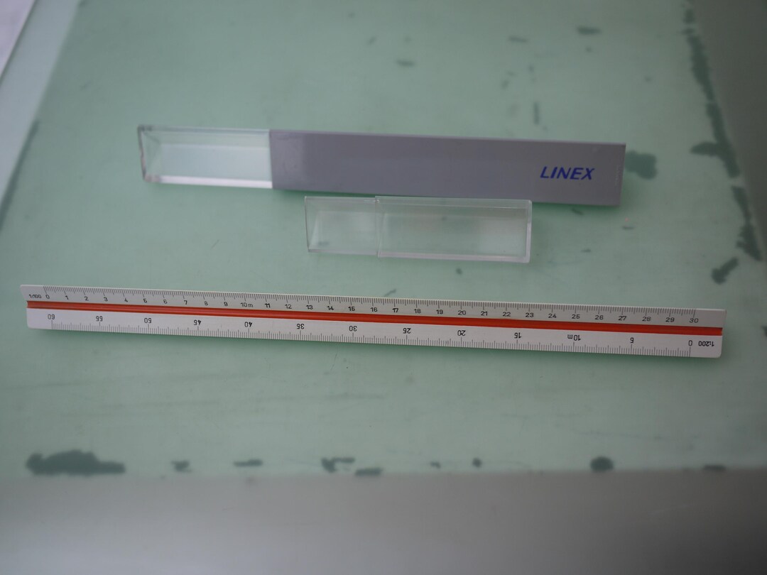 Linex Triangular Ruler 30 Cm / Reduction Scale / Made in Denmark ...