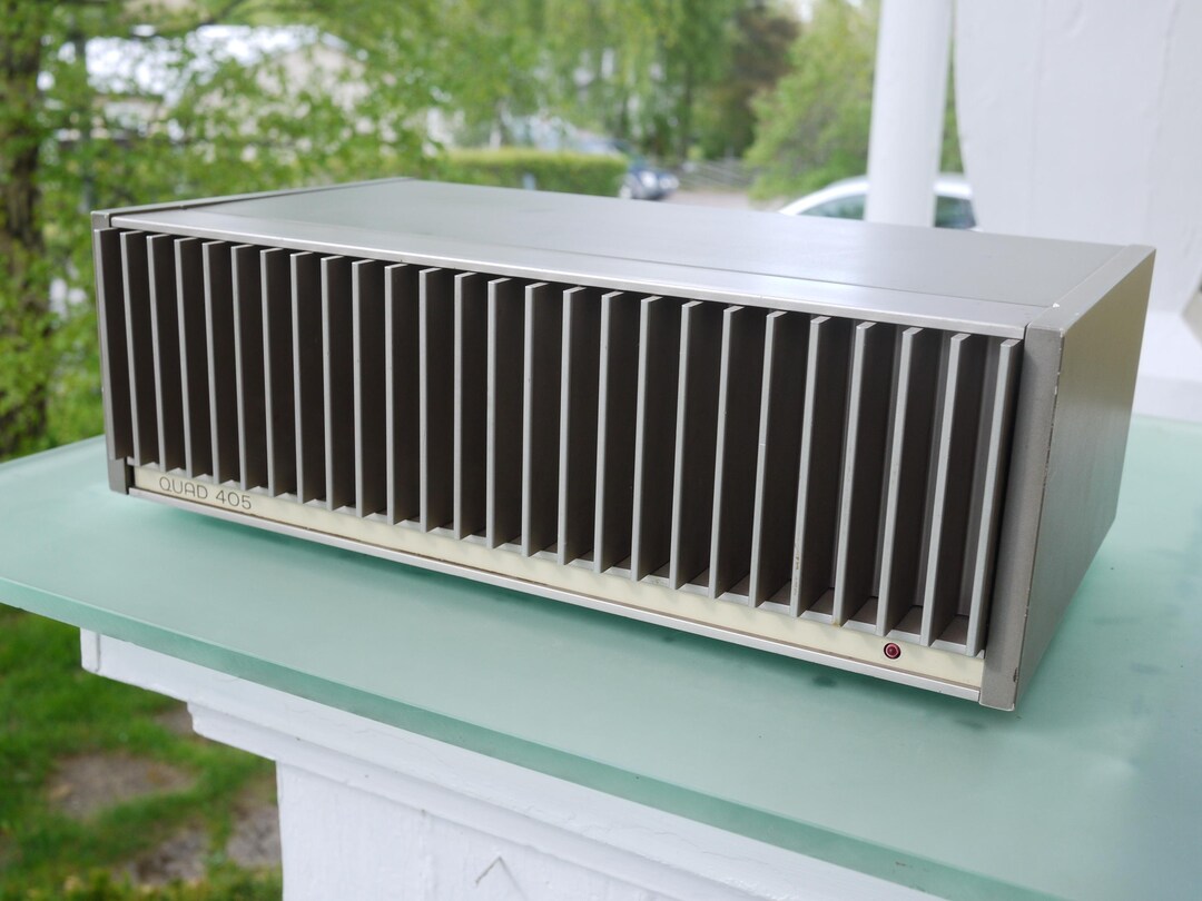 Quad 405 met conversie naar RCA en betere bananenjacks / eindversterker ...