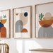 Geometric Wall Art Set, Boho Desert Prints, Cactus Poster, Modern Wall ...
