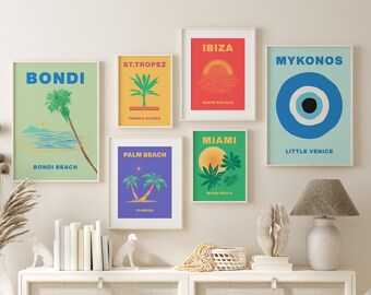 Preppy Ibiza Poster - Etsy