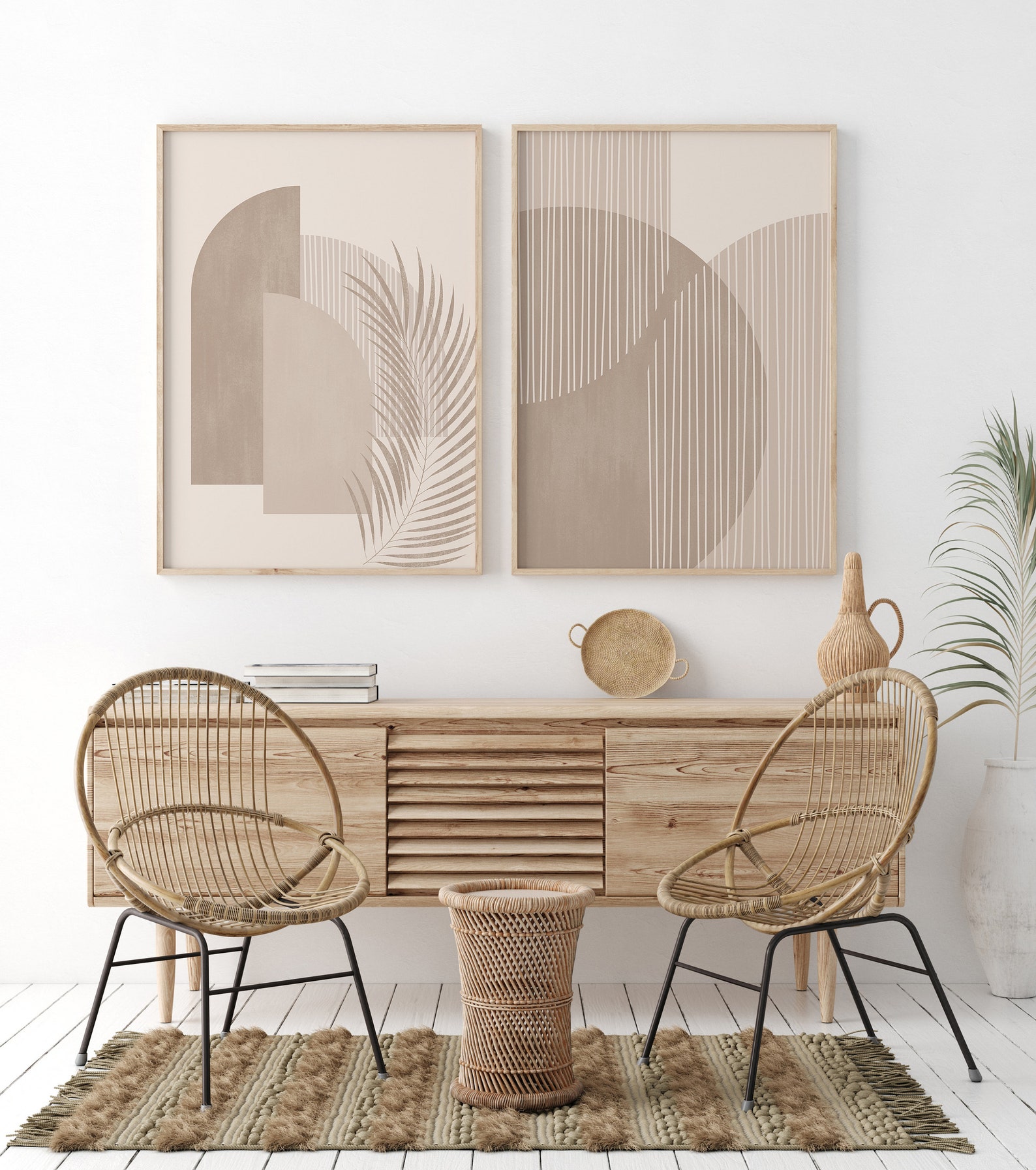 Boho Print Bundle 24 Pieces of Poster Gallery Wall Art Set - Etsy