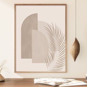 Neutral Wall Art, Mid Century Modern, Neutral Art Prints, Custom Wall ...