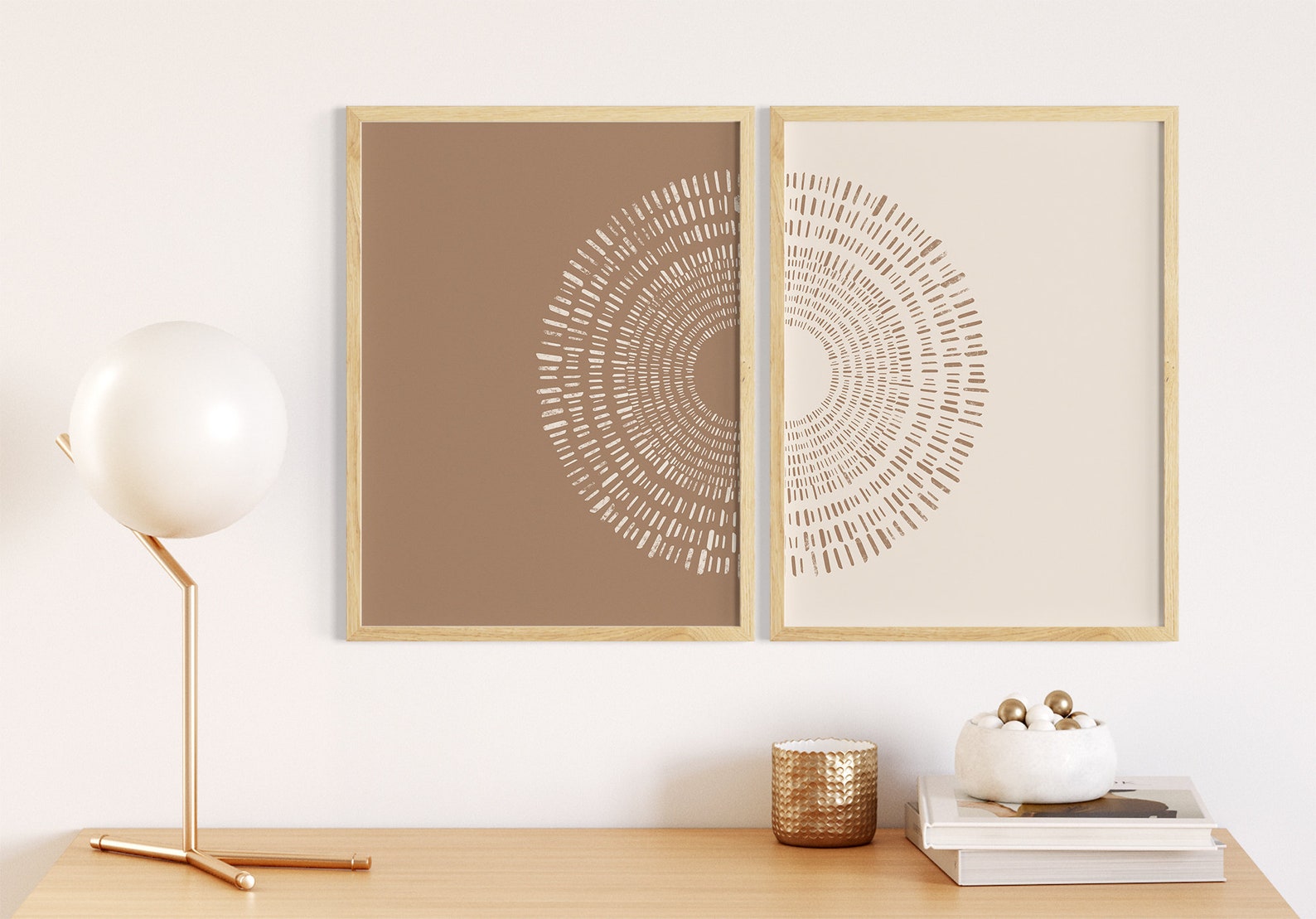 Neutral Wall Art Set of 2 Prints Neutral Gallery Wall Set - Etsy