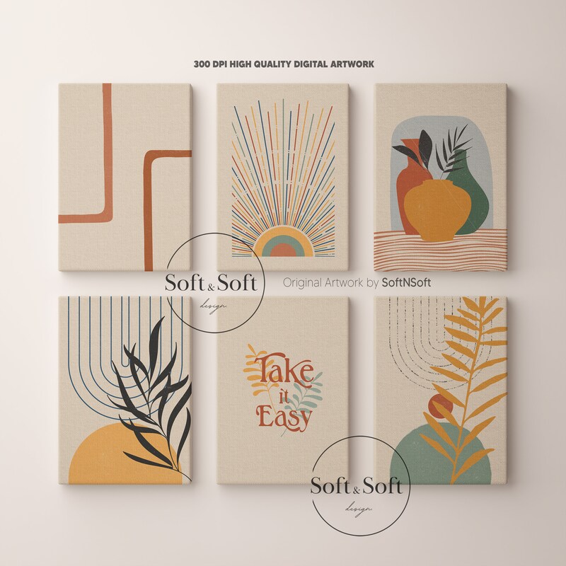 Printable Modern Art - Etsy