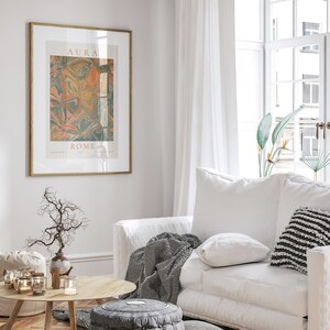 Aura Gradient Energy Wall Art, Rome City Travel Print, City Aura Poster ...