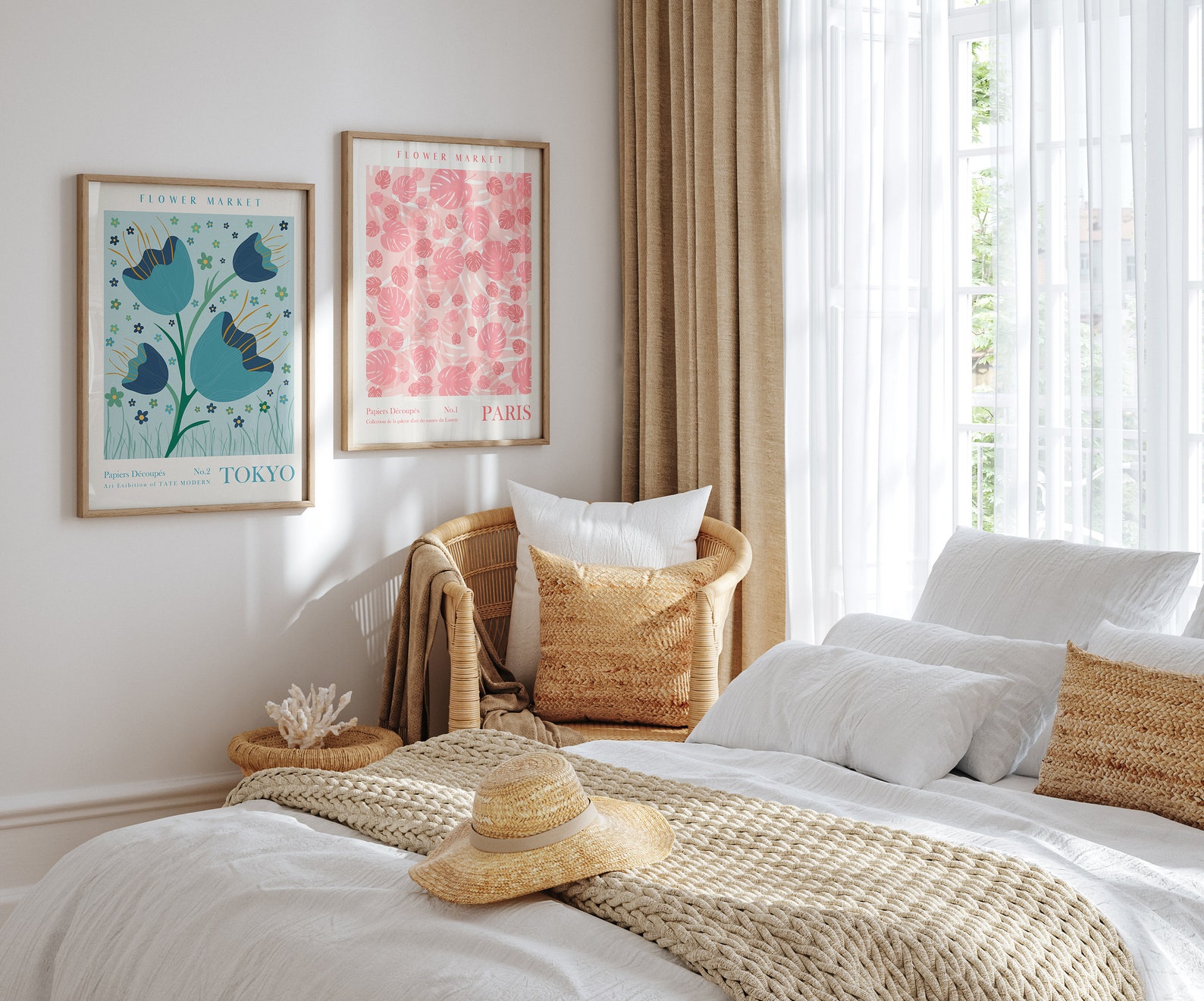 Flower Market Decor Print for Wall Handmade Home Decor - Etsy