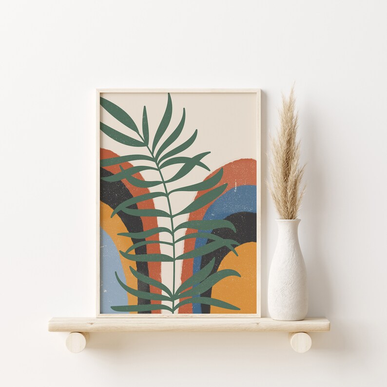 Retro Modern Art Prints Set of 6 Posters Boho Wall Art - Etsy