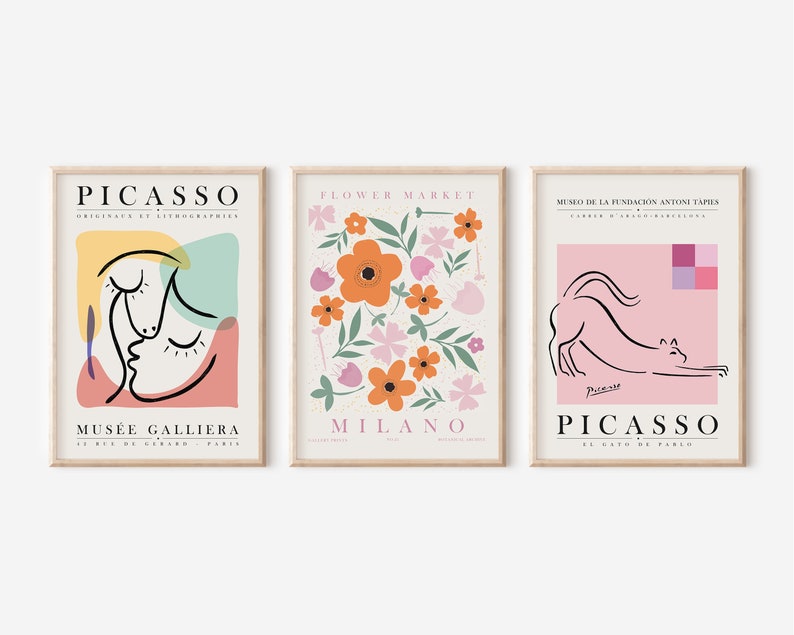 Eclectic Wall Print Bundle Set of 24 Prints Matisse Flower - Etsy
