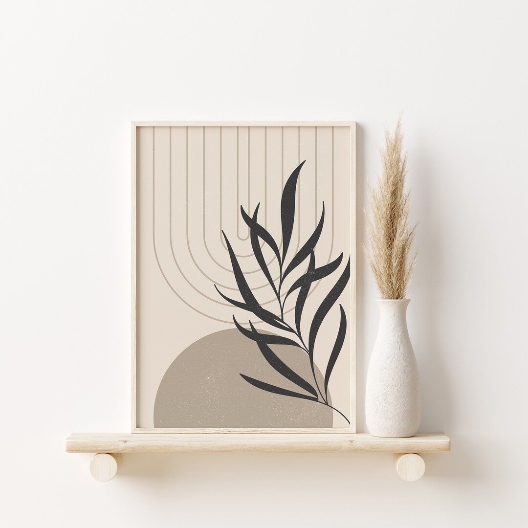 Abstract Modern Bohemian Print, Mid Century Print, Geometric Wall Art ...