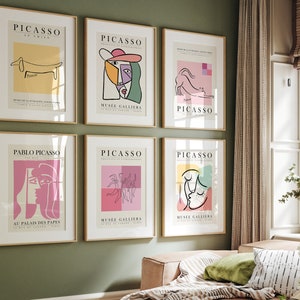 Eclectic Wall Print Bundle, Set of 24 Prints, Matisse Flower Market ...