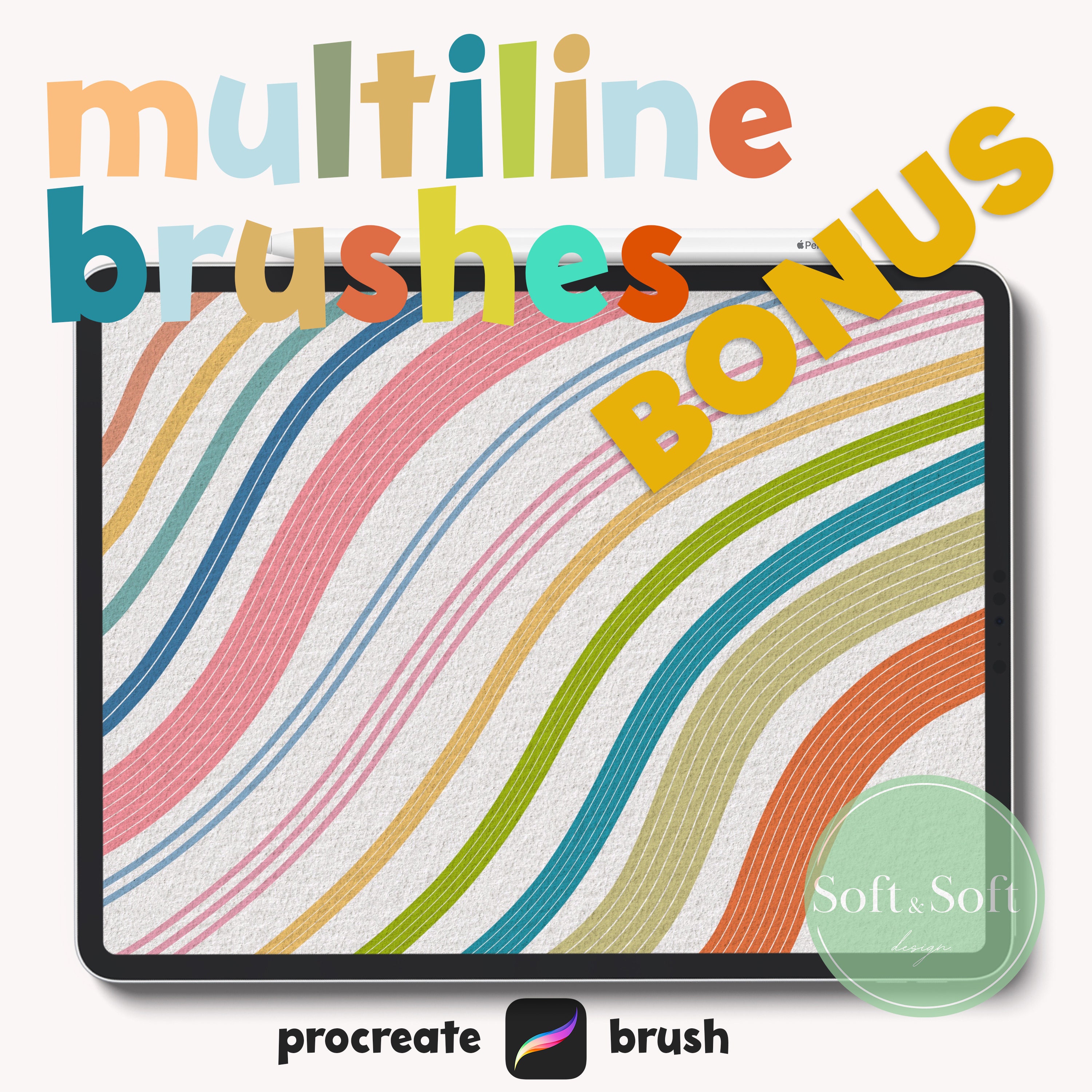 Mega Procreate Brush Pack, Oil Painting, Acrylic, Watercolor, Gouache ...